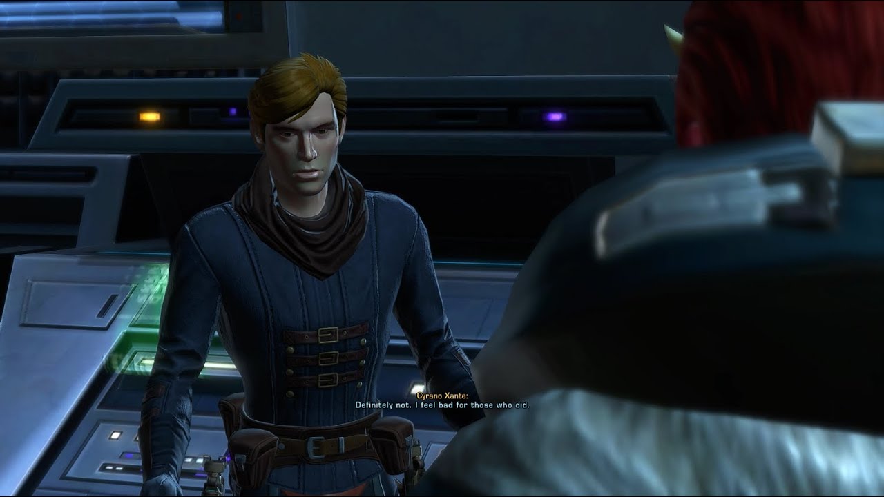 SWTOR Whispers in the Dark | Smuggler specific dialogue with Akaavi ...