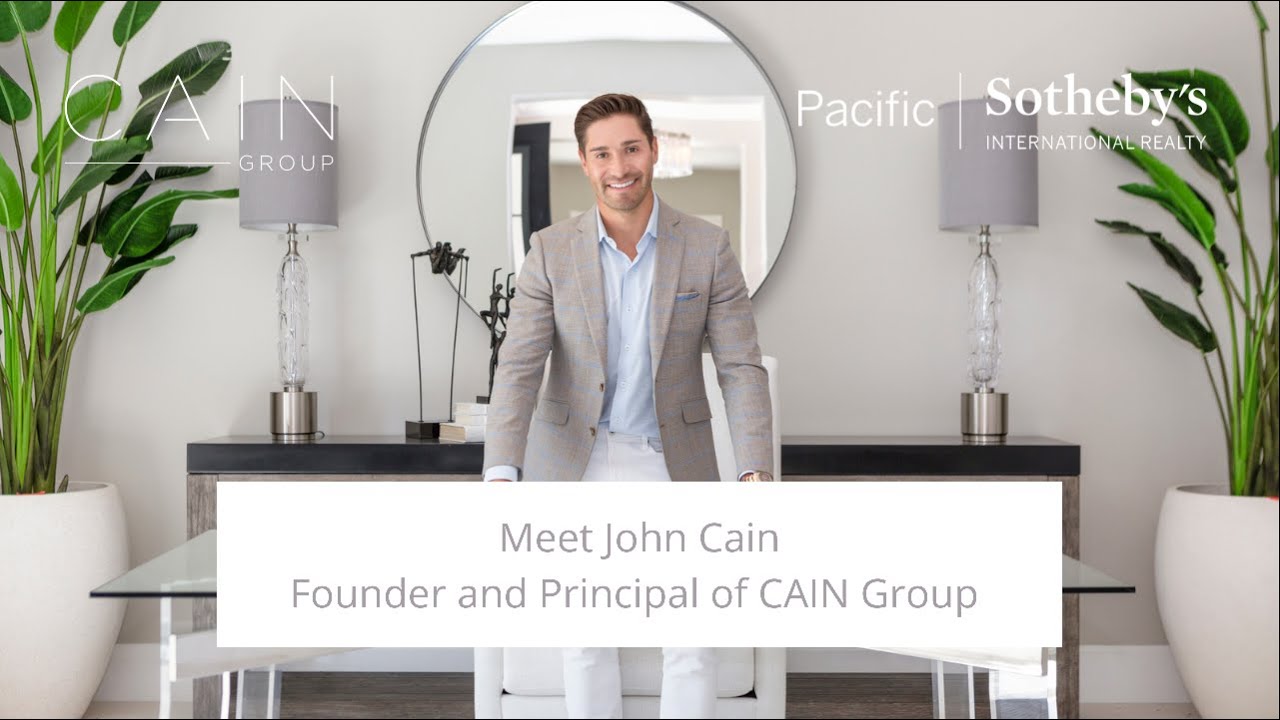 John Cain Pacific Sotheby's Agent Spotlight - YouTube