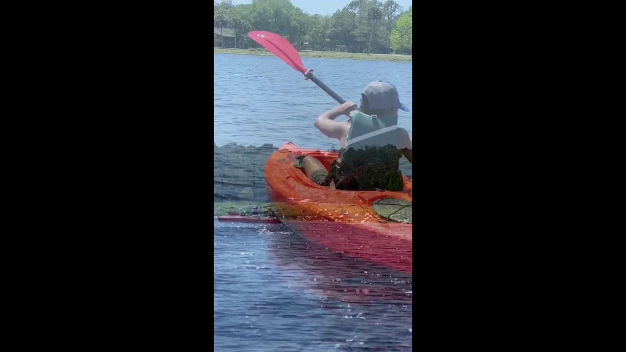 Kayaking, Fox Lake Park, Titusville, Florida - YouTube