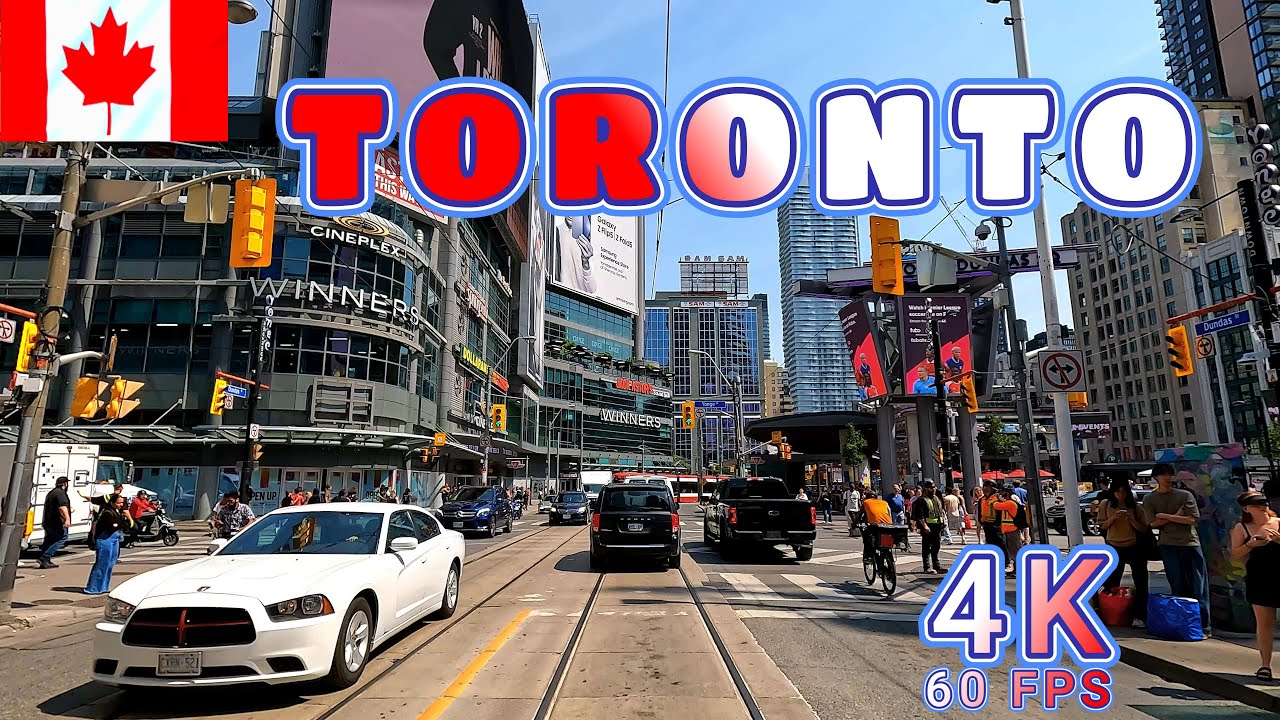 Toronto Drive Part 2/7, Metropol City in Canada 4K - UHD - YouTube