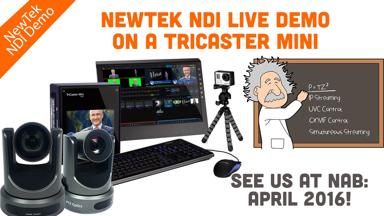 NewTek NDI Demo on TriCaster Mini (EP 19) - YouTube