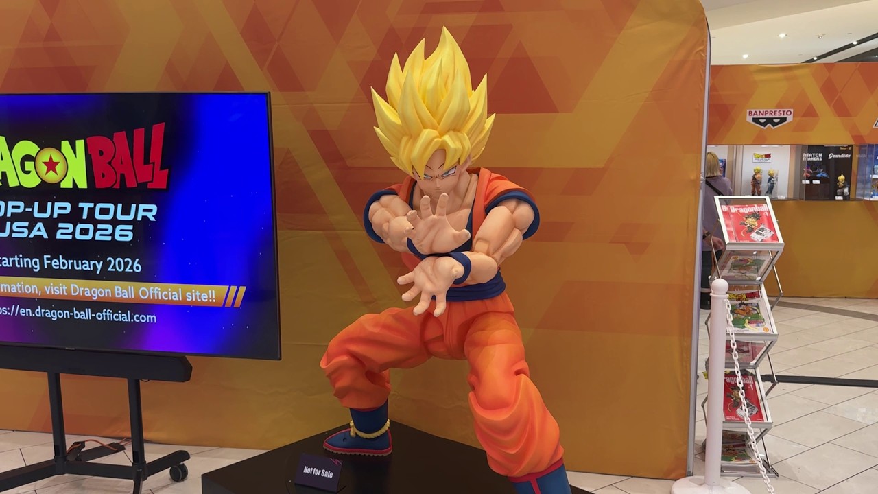 Dragon Ball Pop-Up Tour 2026 at American Dream in New Jersey - YouTube