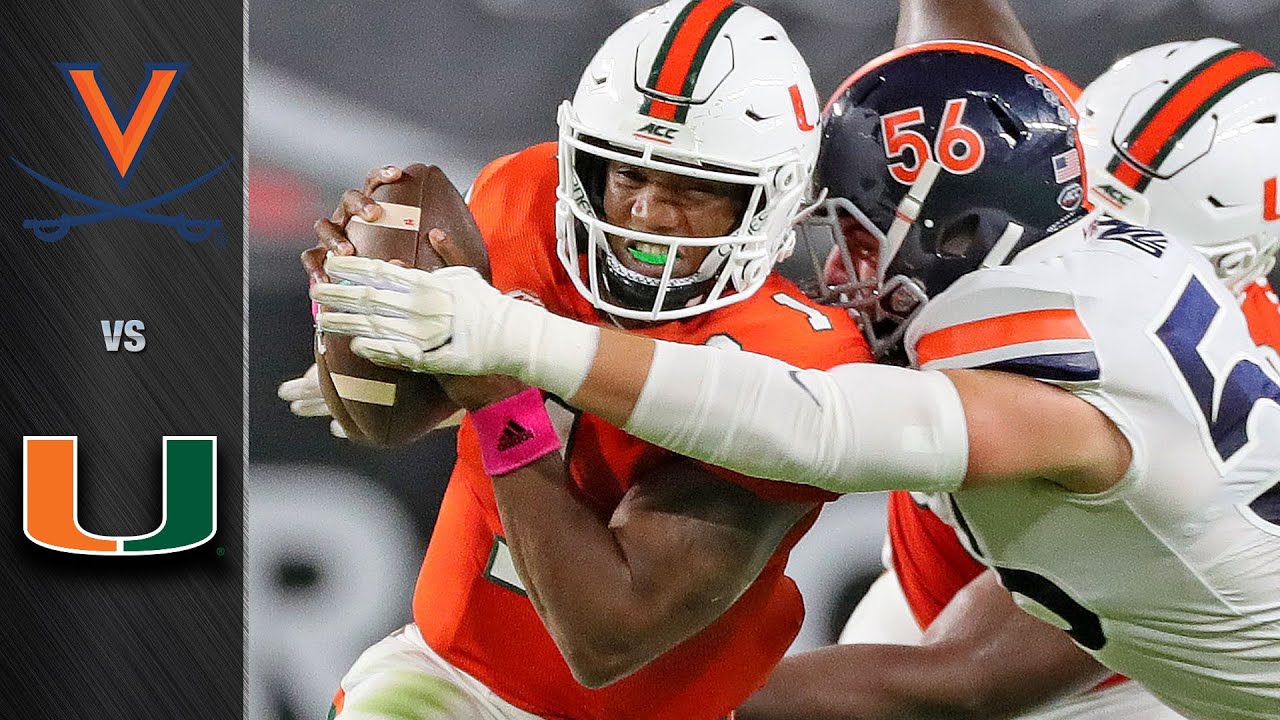 Virginia vs. Miami Football Highlights (2020) - YouTube
