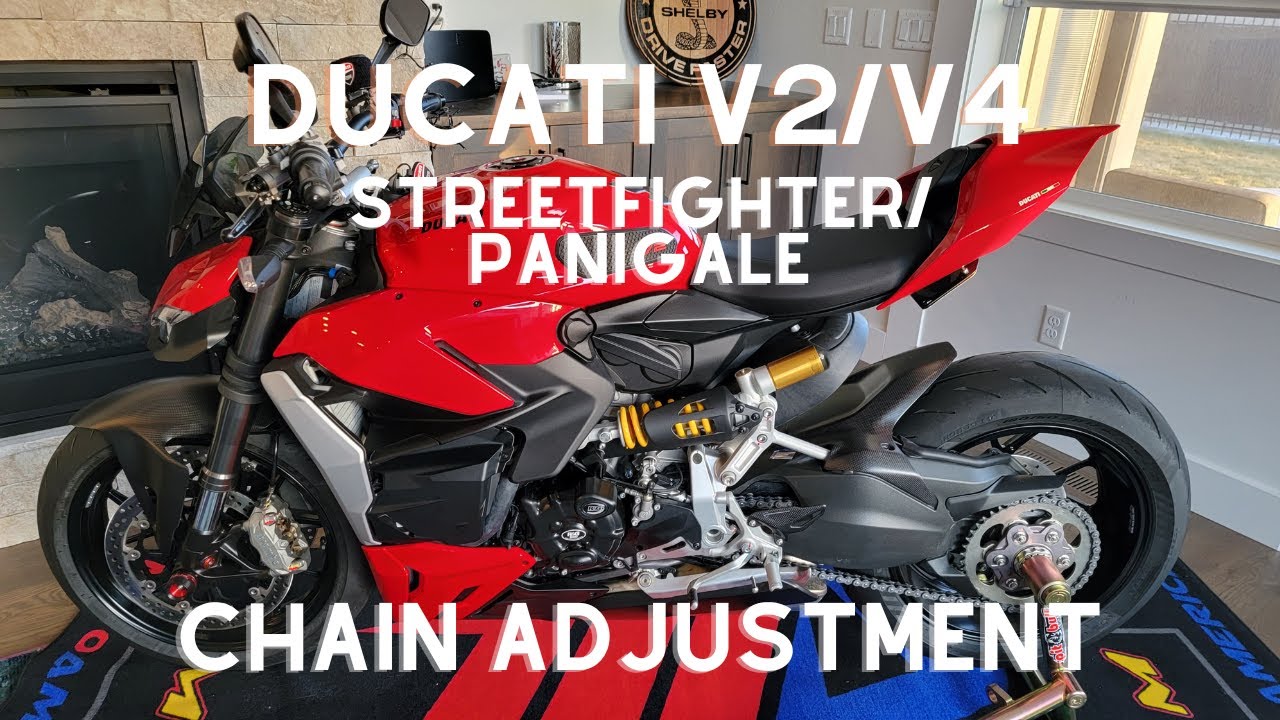 Ducati V2 Streetfighter / Panigale chain adjustment vs Ducati V4 ...