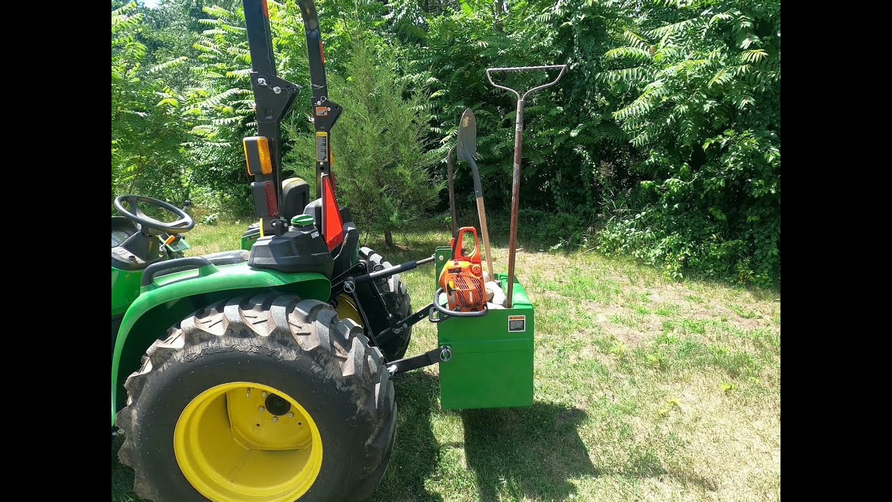 DIY Tractor Storage - YouTube