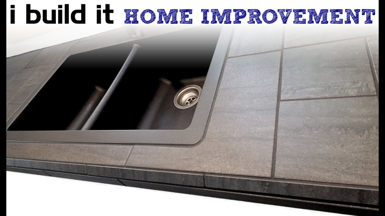 Epoxy Grout The Counter Top - YouTube