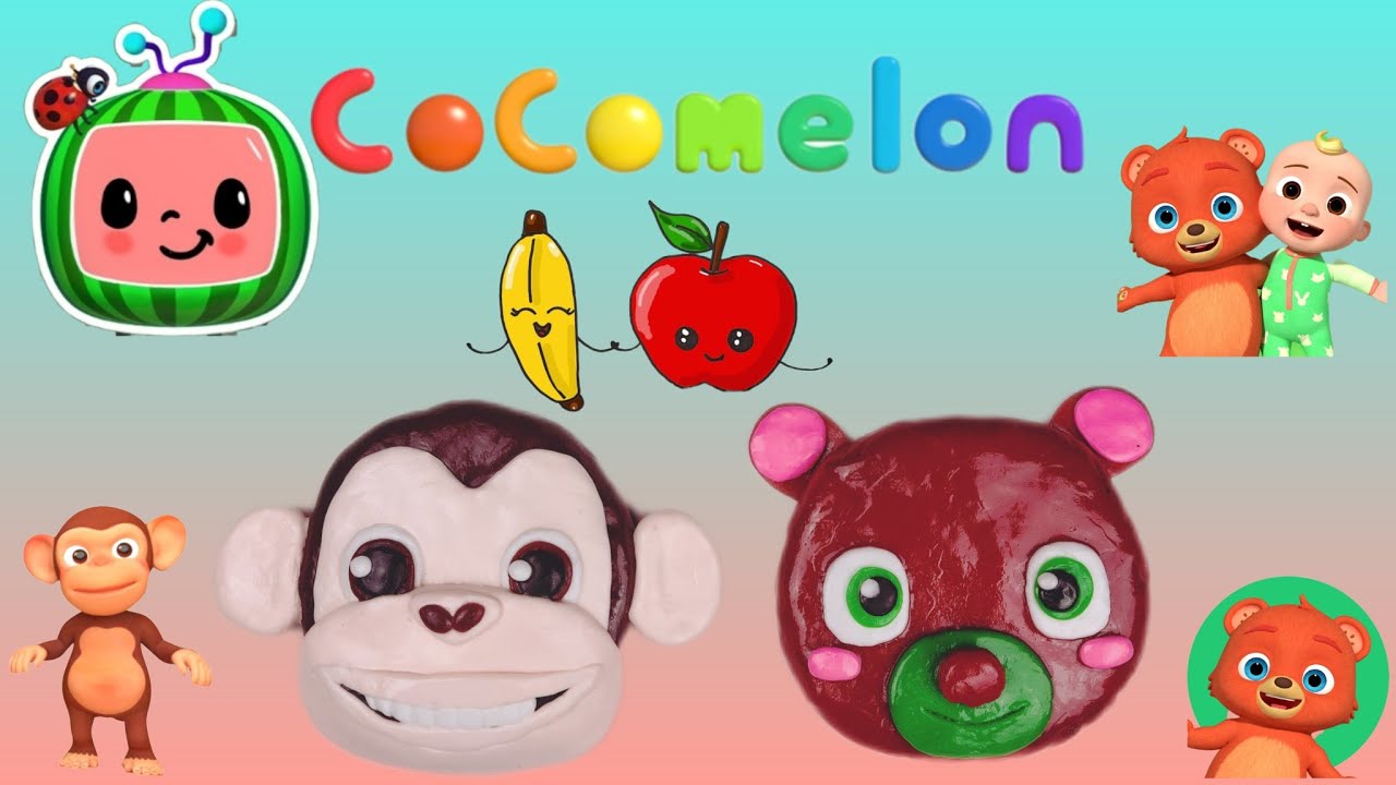 [ASMR] Cocomelon JJ's animal adventure | Cocomelon Apples and bananas ...