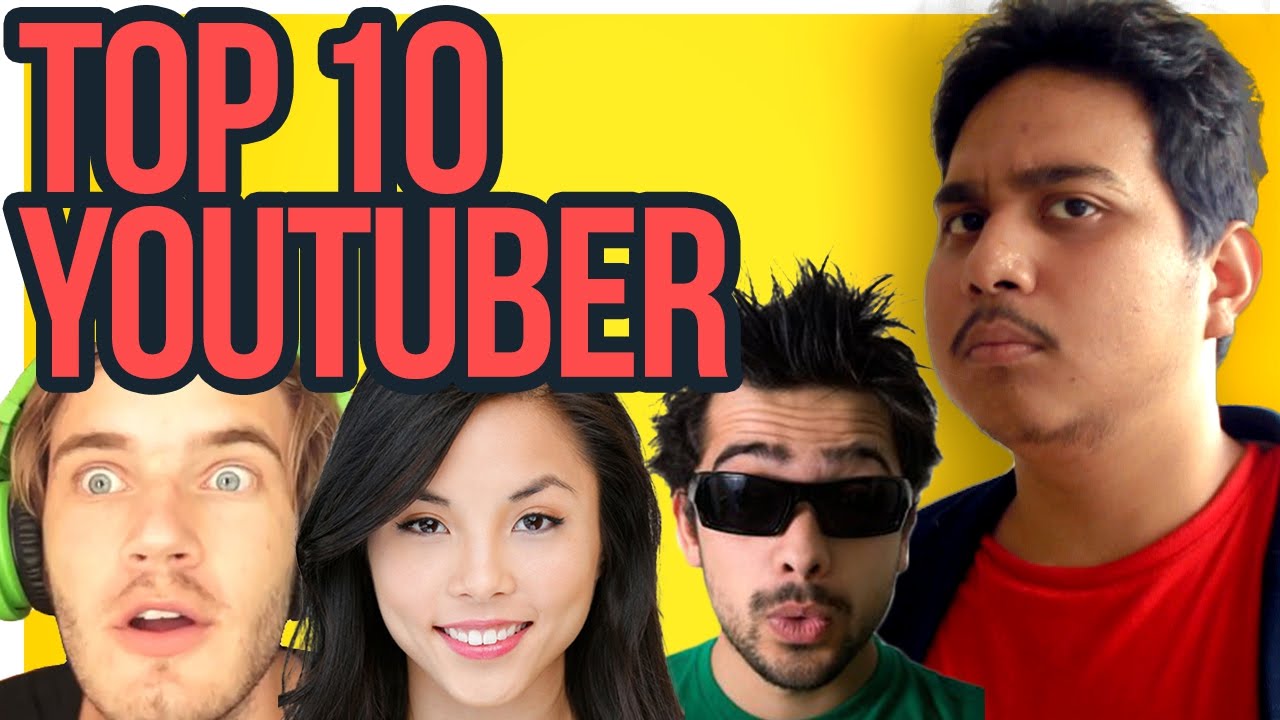 10 Youtuber Terkenal Di Dunia Selain PEWDIEPIE - #SeputarInternet - YouTube