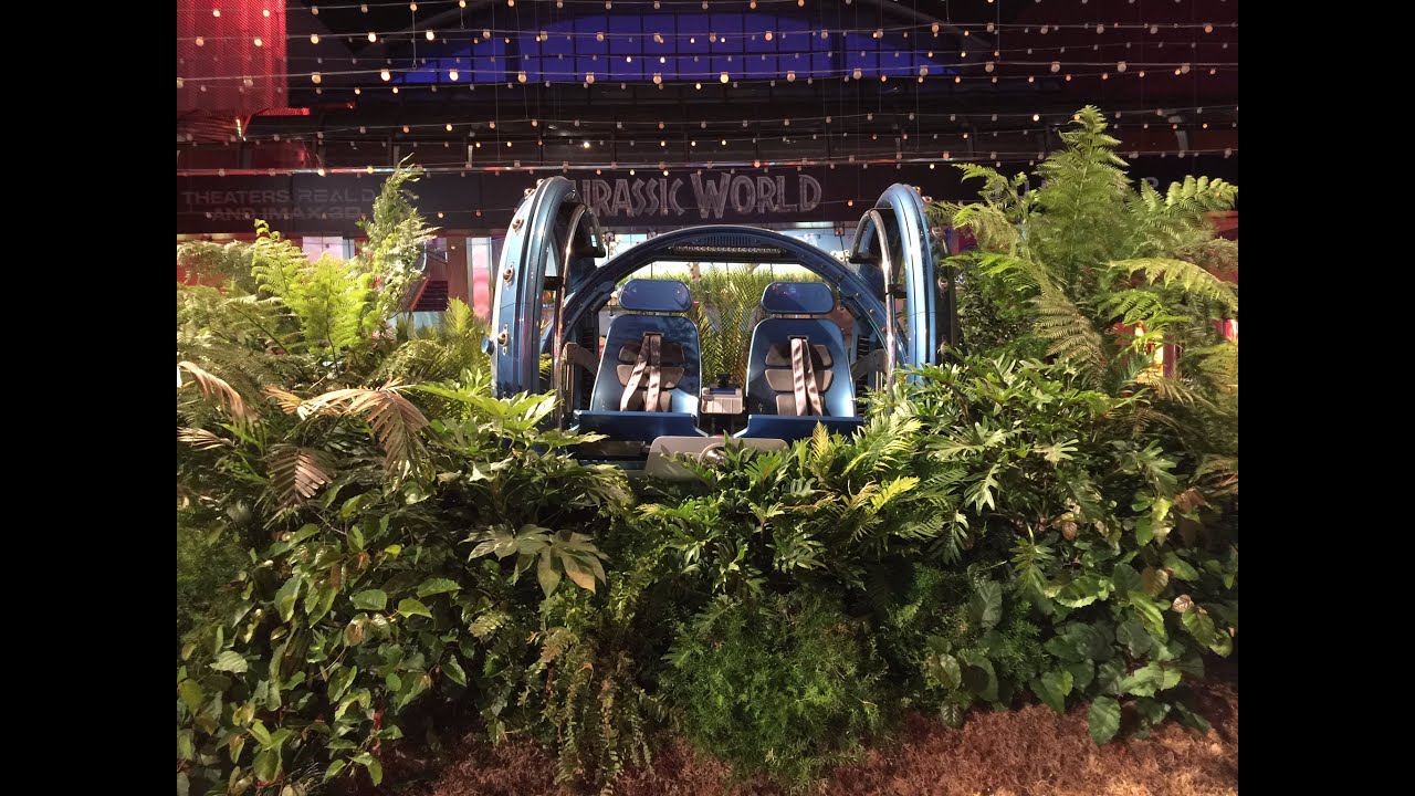 Jurassic World Gyrosphere prop at Citywalk - YouTube