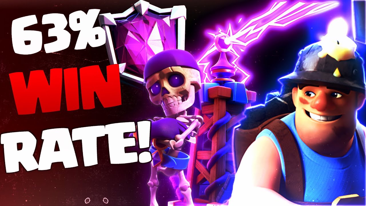 Hitting Ultimate Champion with Miner Poison - Clash Royale - YouTube