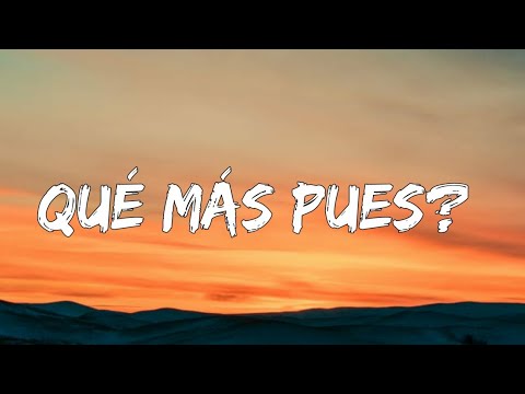 J. Balvin, Maria Becerra - Qué Más Pues? (Letra/Lyrics) - YouTube