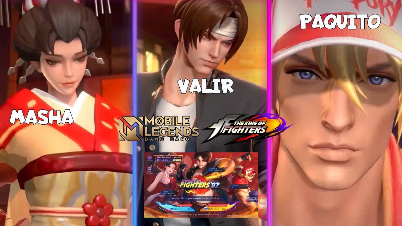 MLBB X KOF SKIN MLBB || KOF MOBILE LEGENDS || KOF 3 MLBB || NEW SKIN ...