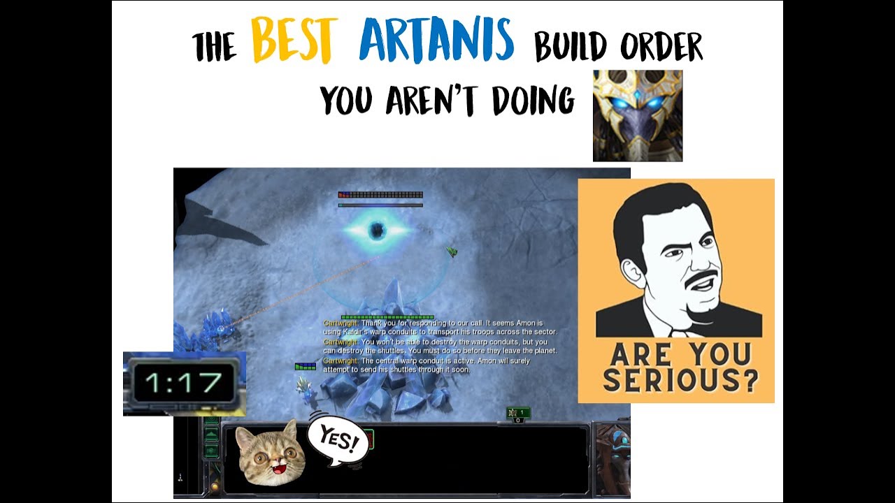 [Guide] The BEST Artanis Build Order You Aren't Doing - YouTube