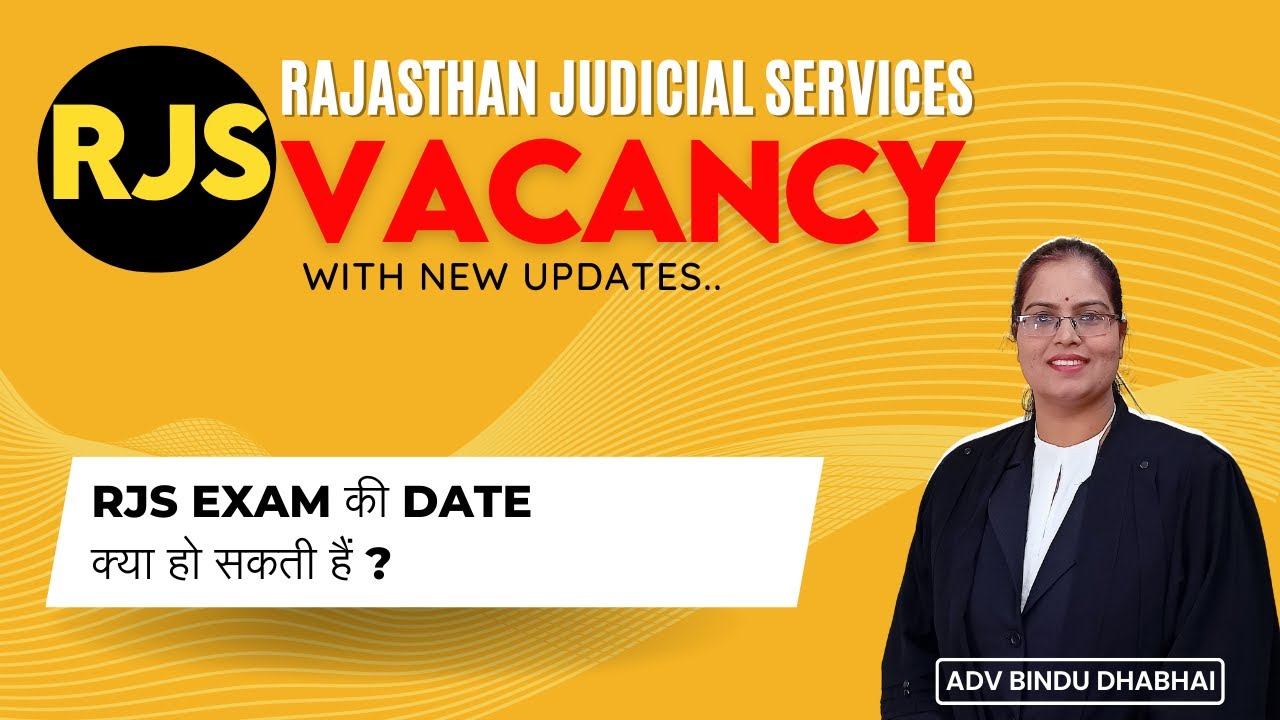 RJS vacancy 2023 | RJS vacancy update | RJS vacancy 2023 syllabus | RJS ...