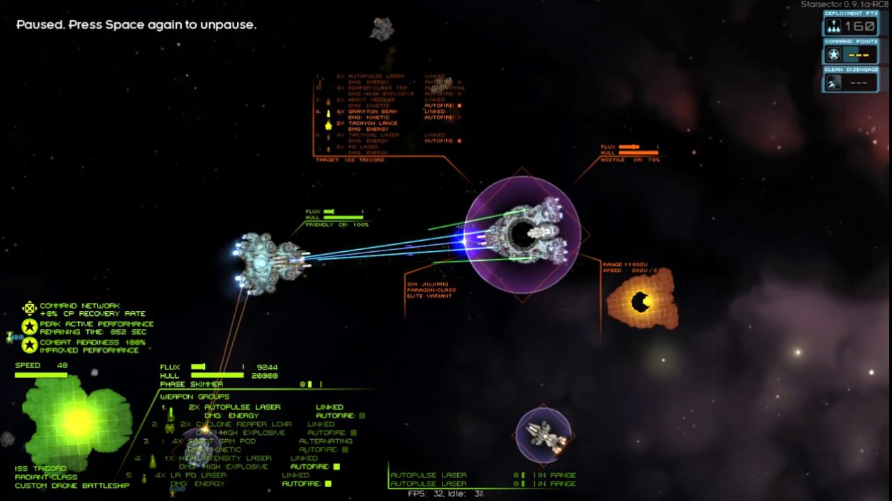 Starsector - Radiant battleship - YouTube