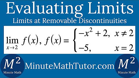Limits at Removable Discontinuities - Calculus - YouTube