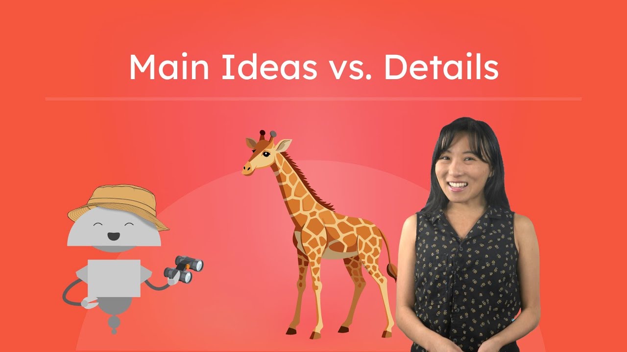 Main Ideas vs. Details - Distinguishing Main Ideas and Supporting ...