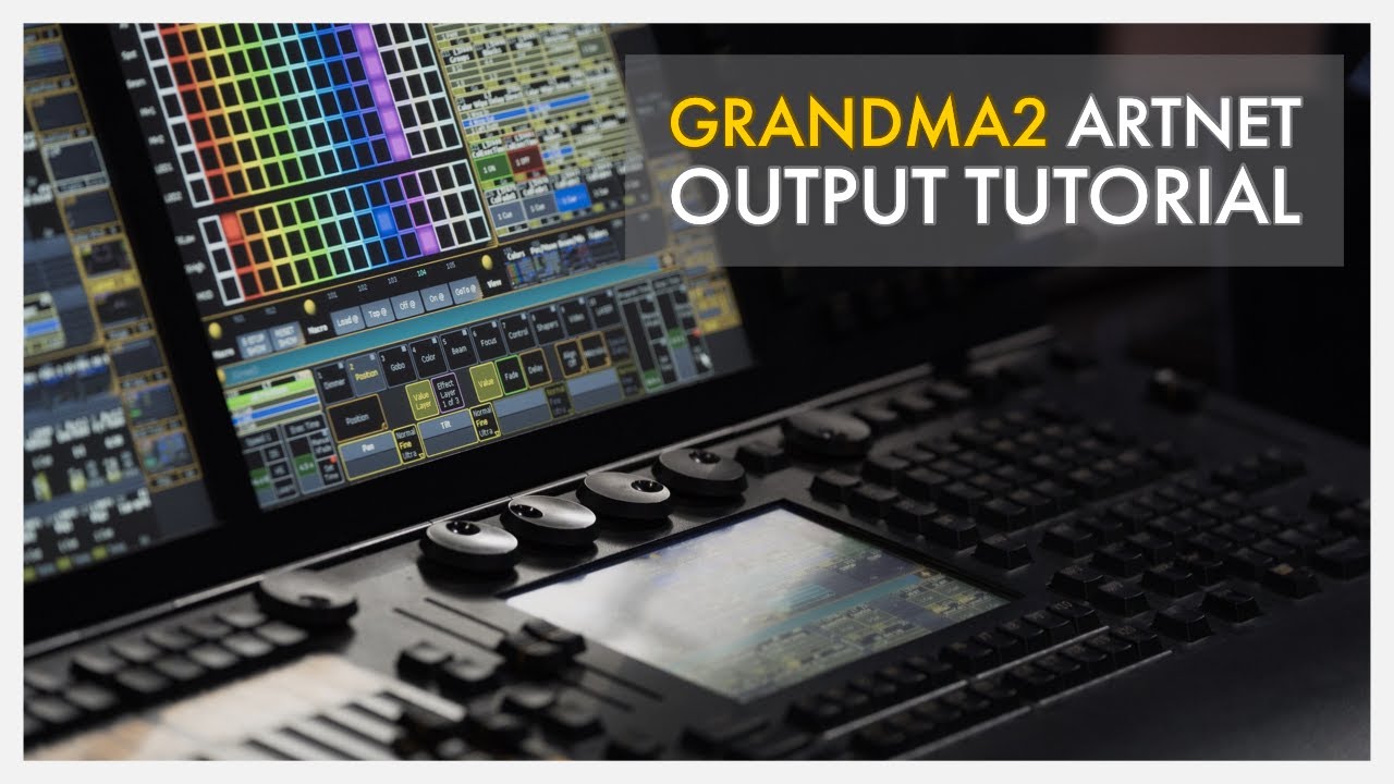 How to Output Art-Net from MA2 - YouTube