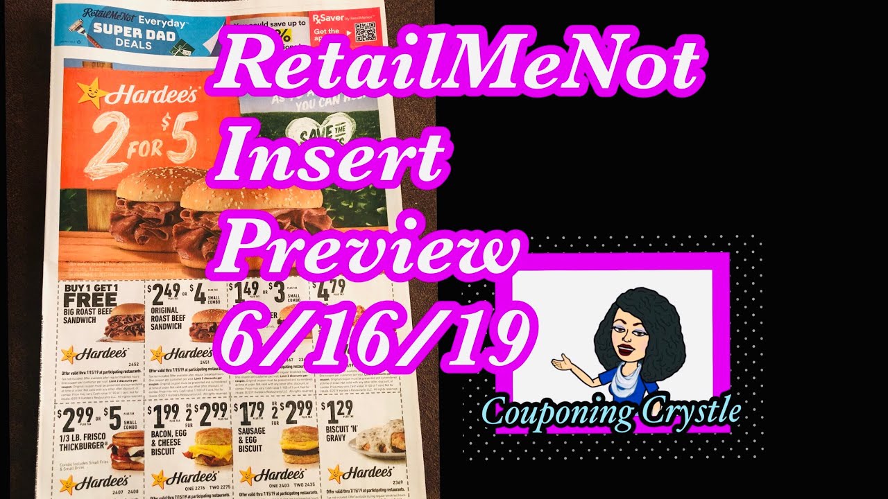 Early 6/16/19 Coupon Insert Preview RETAILMENOT - YouTube