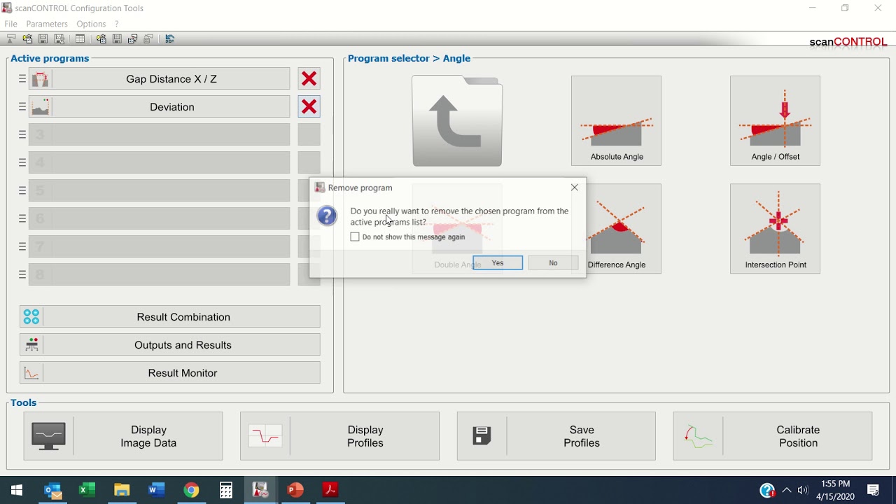 Micro Epsilon line scan LLT software - YouTube
