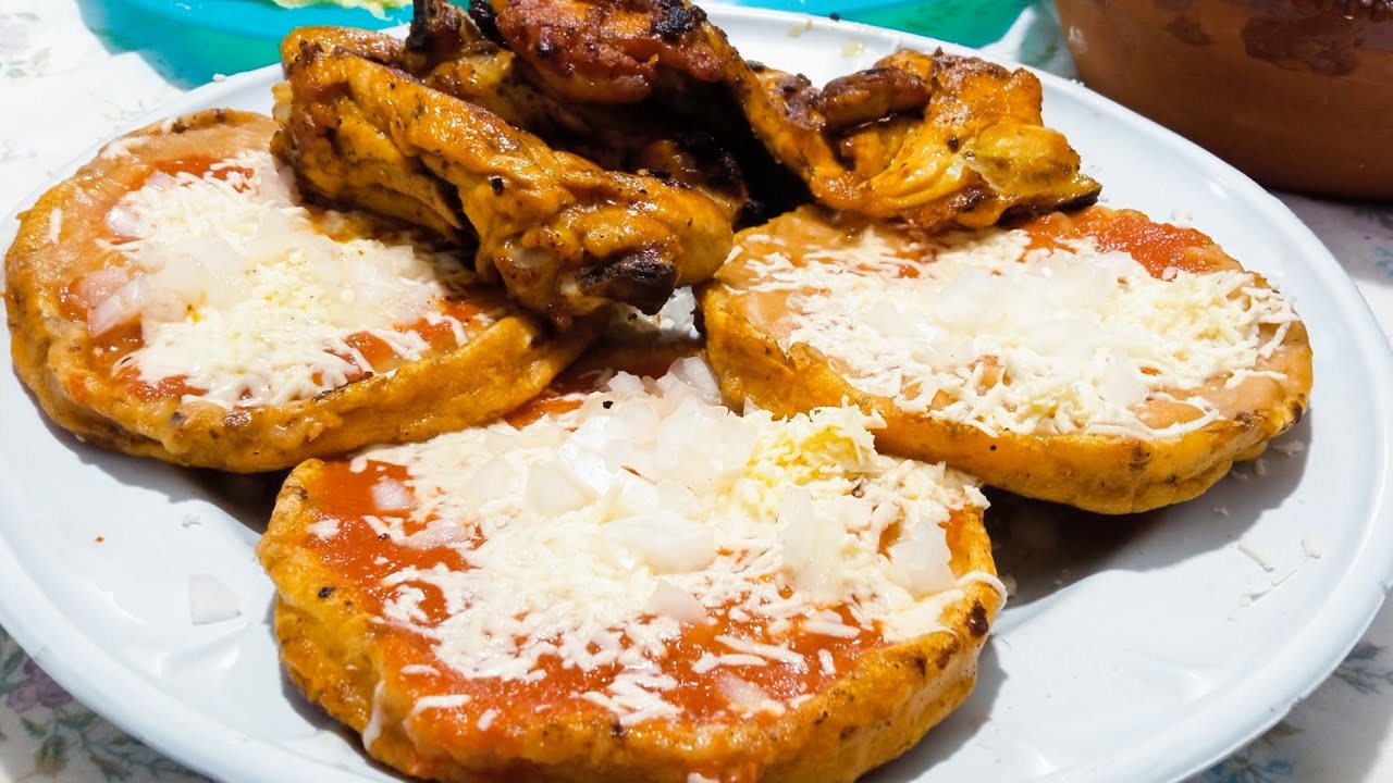 Gorditas pellizcadas de frijol y salcita Deliciosas ...😋 - YouTube