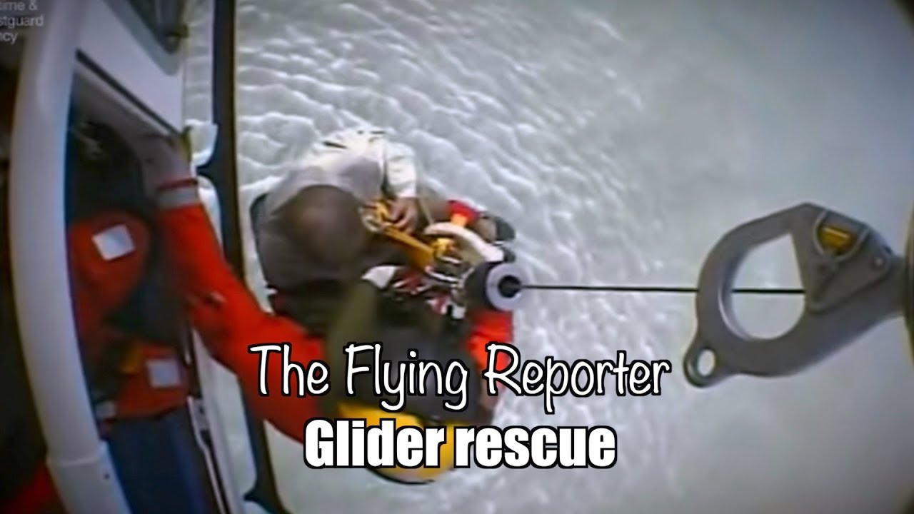 Glider ditches in the sea - The Flying Reporter - YouTube