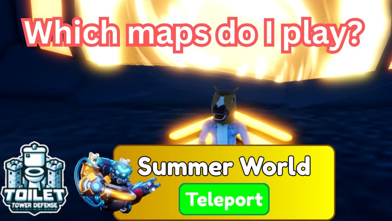 Which maps do I play in Toilet Tower Defense? #roblox # ...