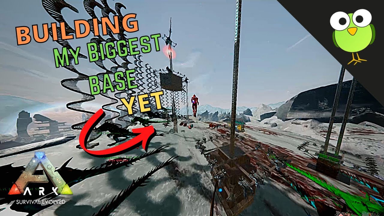 BUILDING MY BIGGEST BASE YET! | Official Small Tribes | Ark | Episode ...