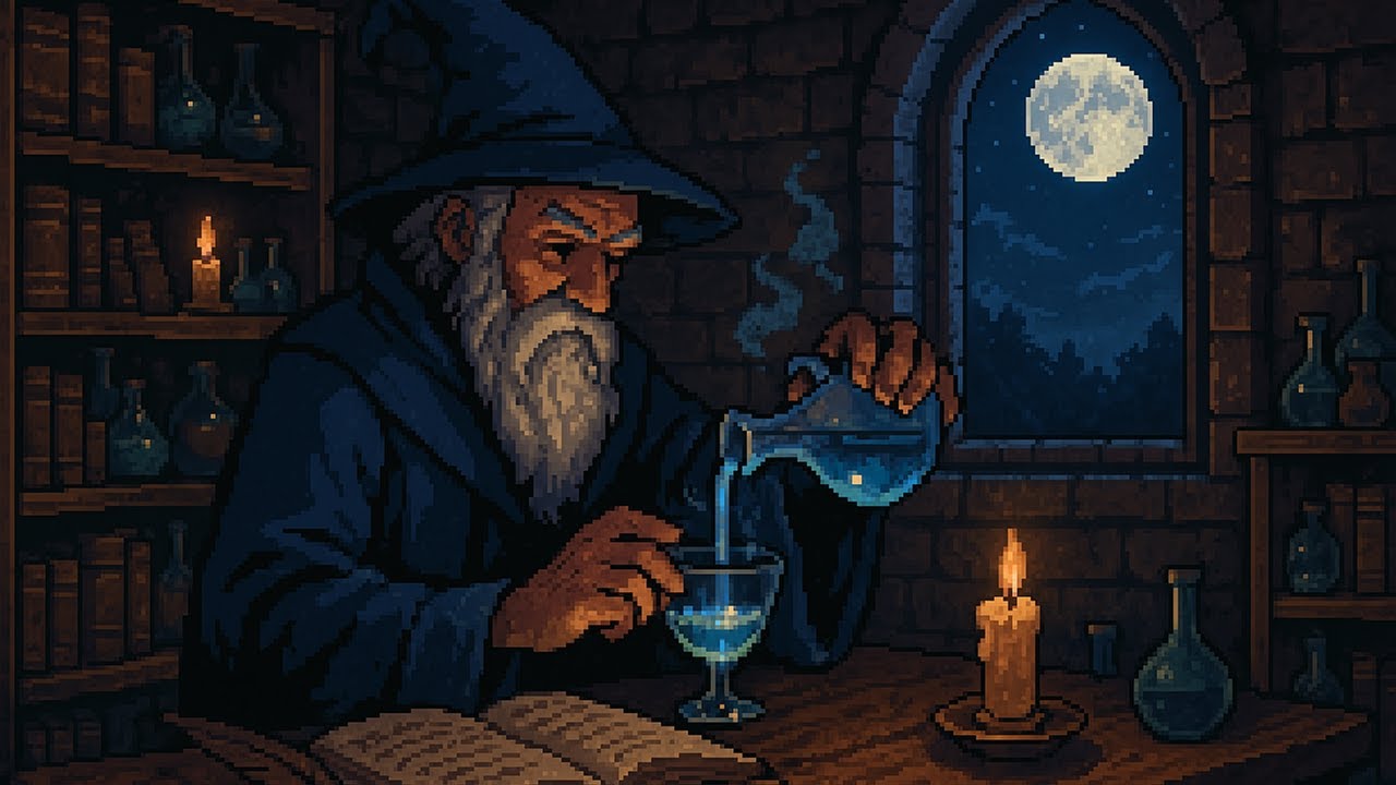 The Wizard Mixed a Potion of Calm and Focus, Let’s Read Until Morning ...