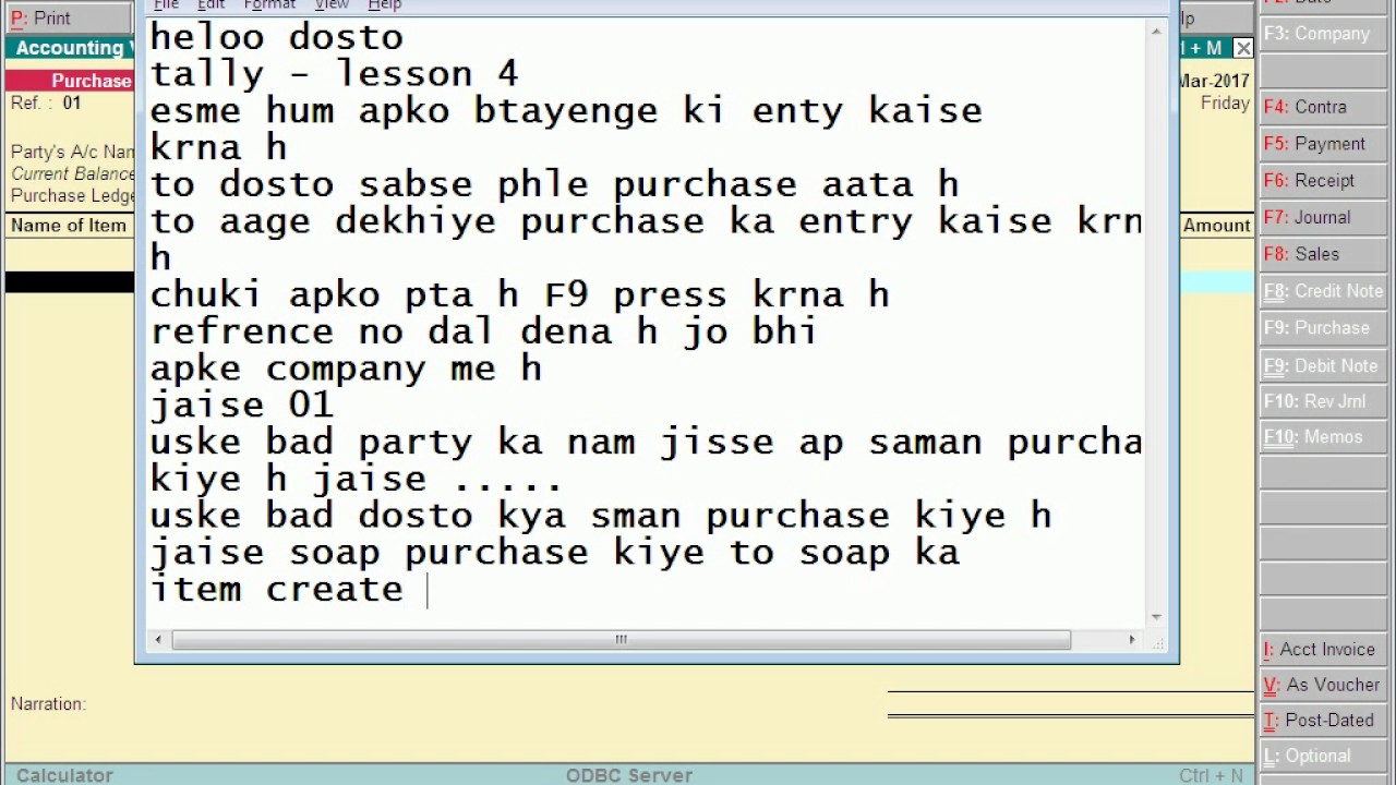 TALLY BASIC CLASS ON LESSON 04 ( STEP BY STEP CLASS) - YouTube