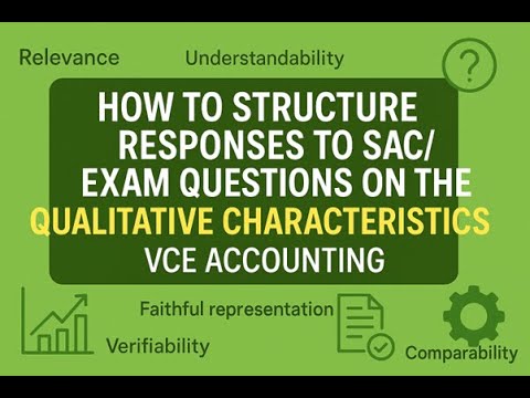 Qualitative Characteristics - How to structure SAC/Exam responses for ...