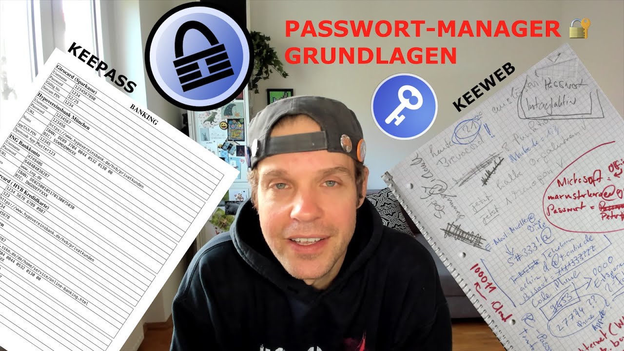 Passwort-Manager Grundlagen (KeePass / KeeWeb) - YouTube