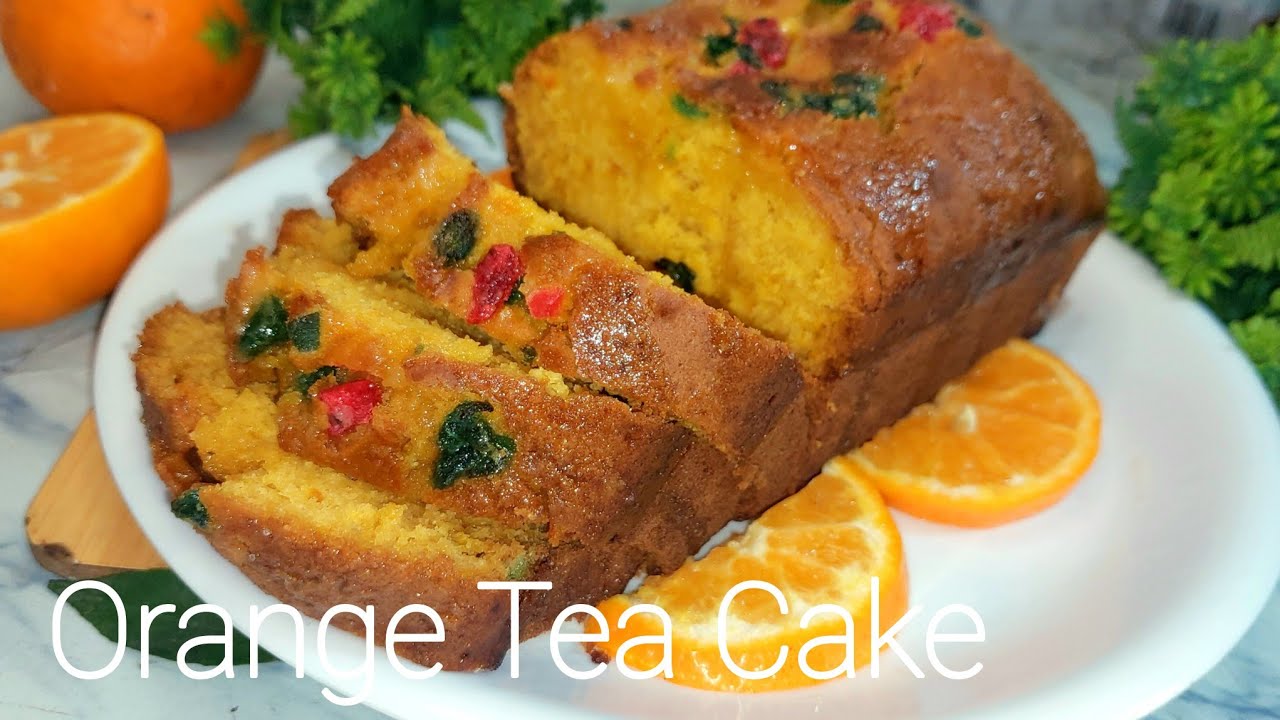 Orange Tea Cake |Orange Cake 🍊 |Tea Cake Recipe |Orange Cake Recipe ...
