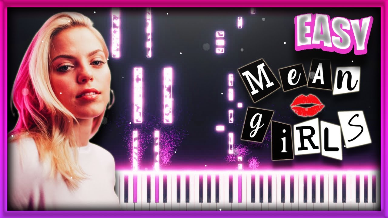 Reneé Rapp & Cast of Mean Girls - World Burn | EASY Piano Tutorial by ...