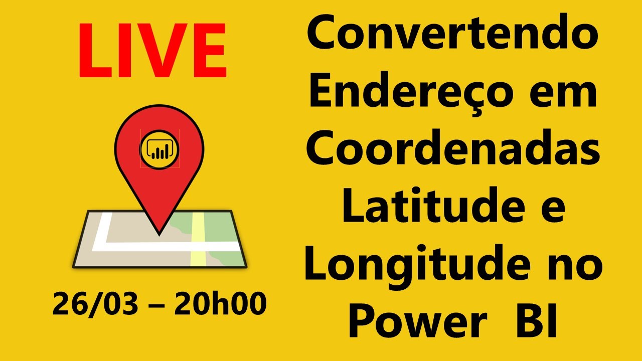 LIVE - Convertendo Endereços em Coordenadas Latitude e Longitude no ...