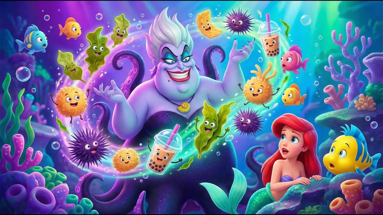 Under the Sea Chaos: Ariel and Flounder Confront Ursula’s Dark Magic ...