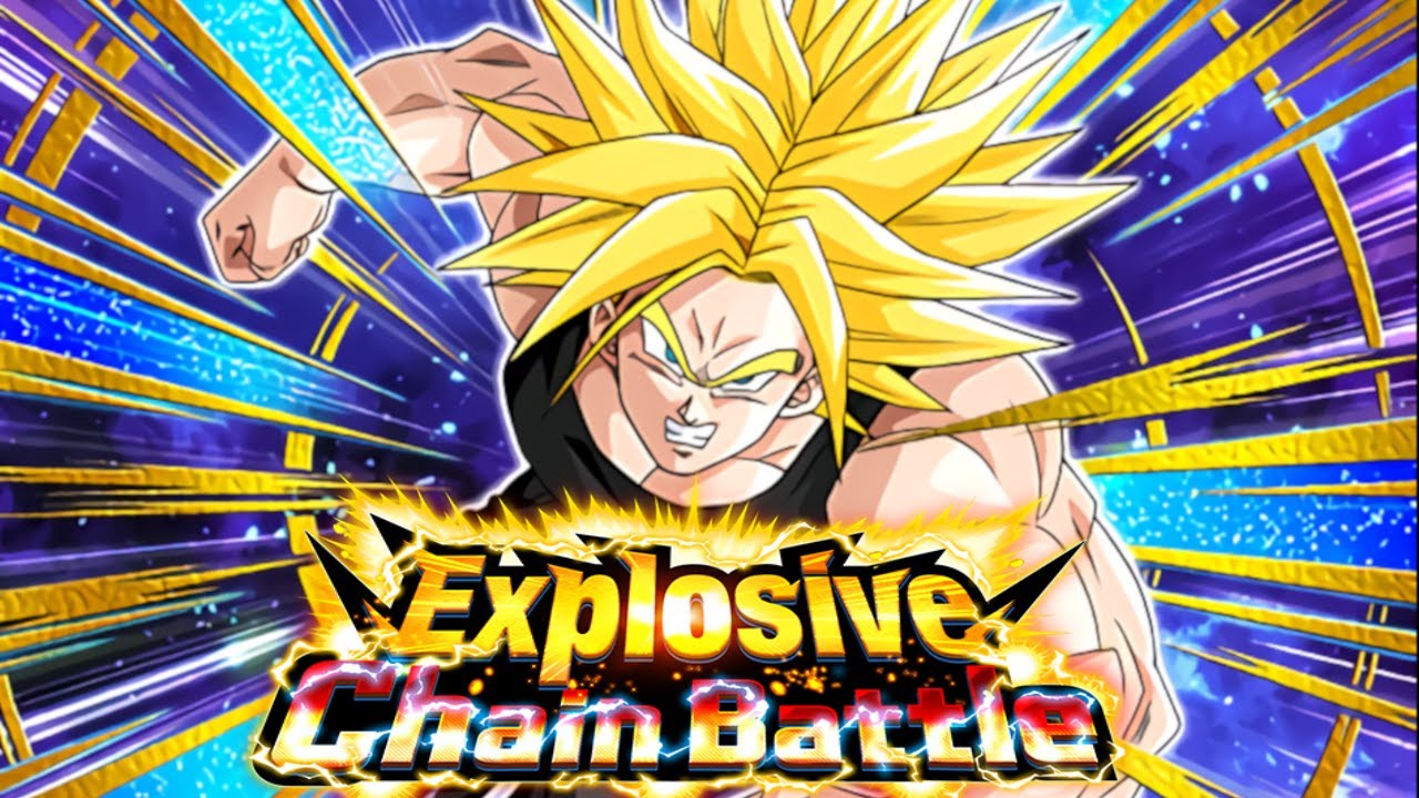 NEW! EXPLOSIVE CHAIN BATTLE VS! SUPER SAIYAN TRUNKS! (DBZ Dokkan Battle ...