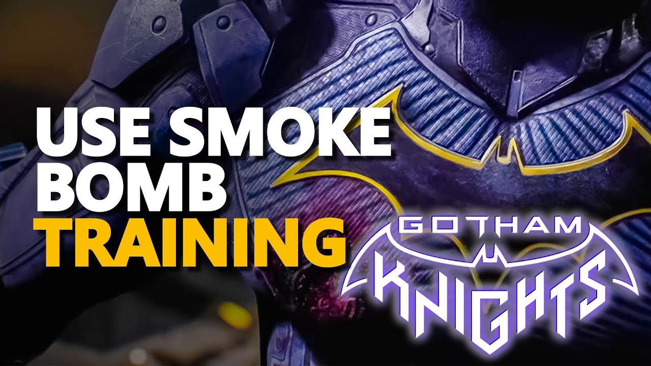 Use Smoke Bomb Gotham Knights Training - YouTube
