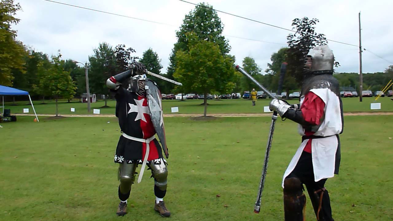 Killian vs. Duke Konrad of House Bloodguard, River War, SCA East ...