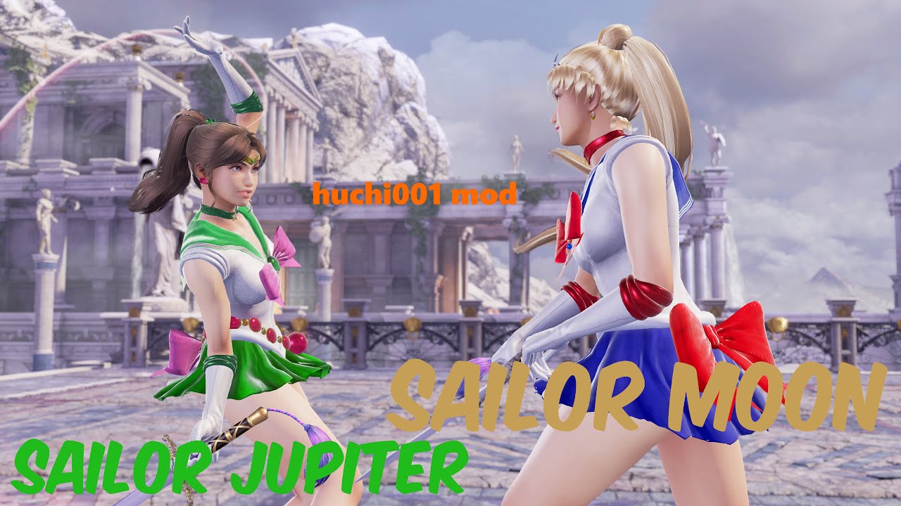 SC6, Sailor Jupiter and Sailor Moon mod, huchi001, Soulcalibur 6, 4k ...