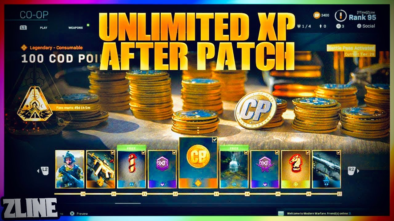 COD MW Warzone Max Level and battle pass glitch *Easy* - YouTube