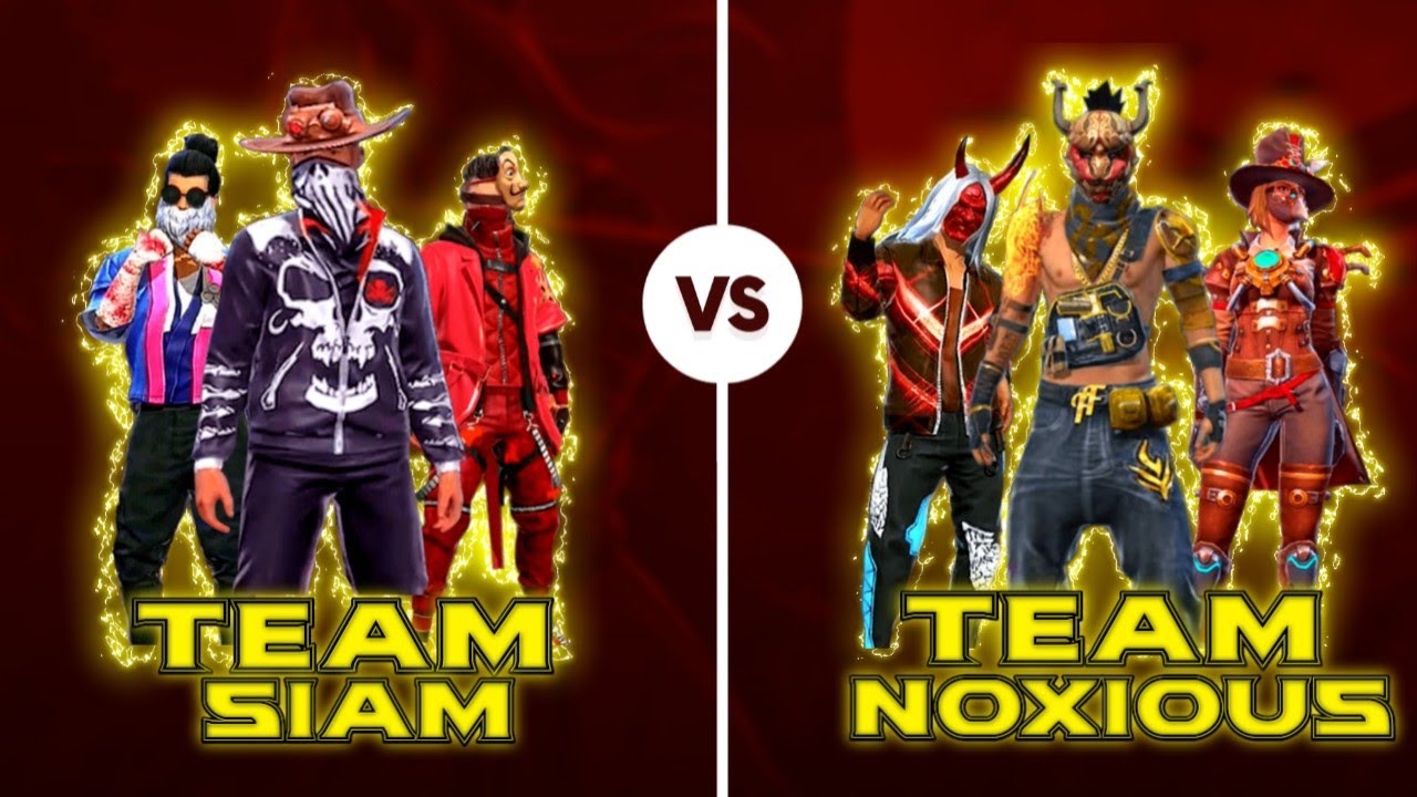 Team Siam Vs Team Noxious | Ft. TNM SIAM OverPower Gameplay😳😳| Garena Free Fire🔥 - YouTube