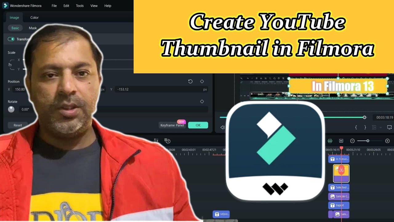 How to Create YouTube Thumbnail in Filmora 13 - YouTube