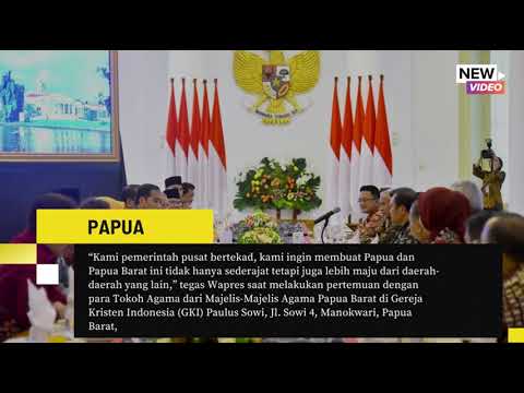 Wapres Bertekad Majukan Papua
