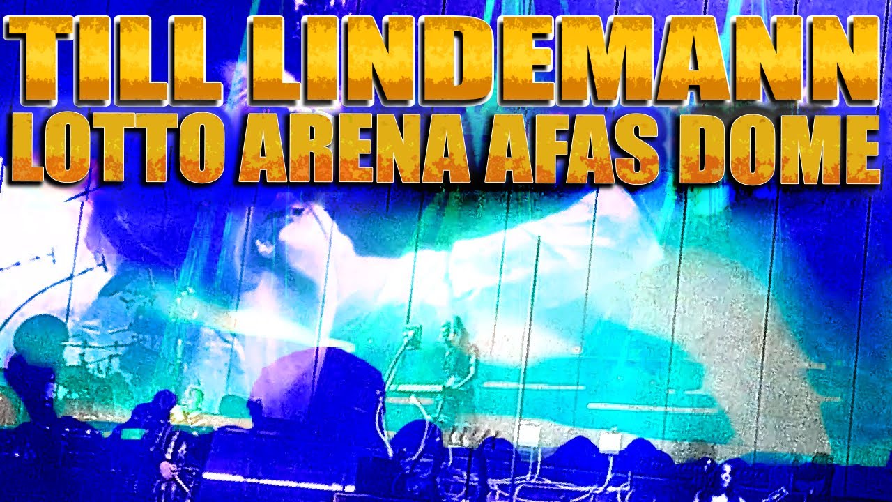 Till Lindemann concert 2025 Antwerp lotto arena afas dome - YouTube