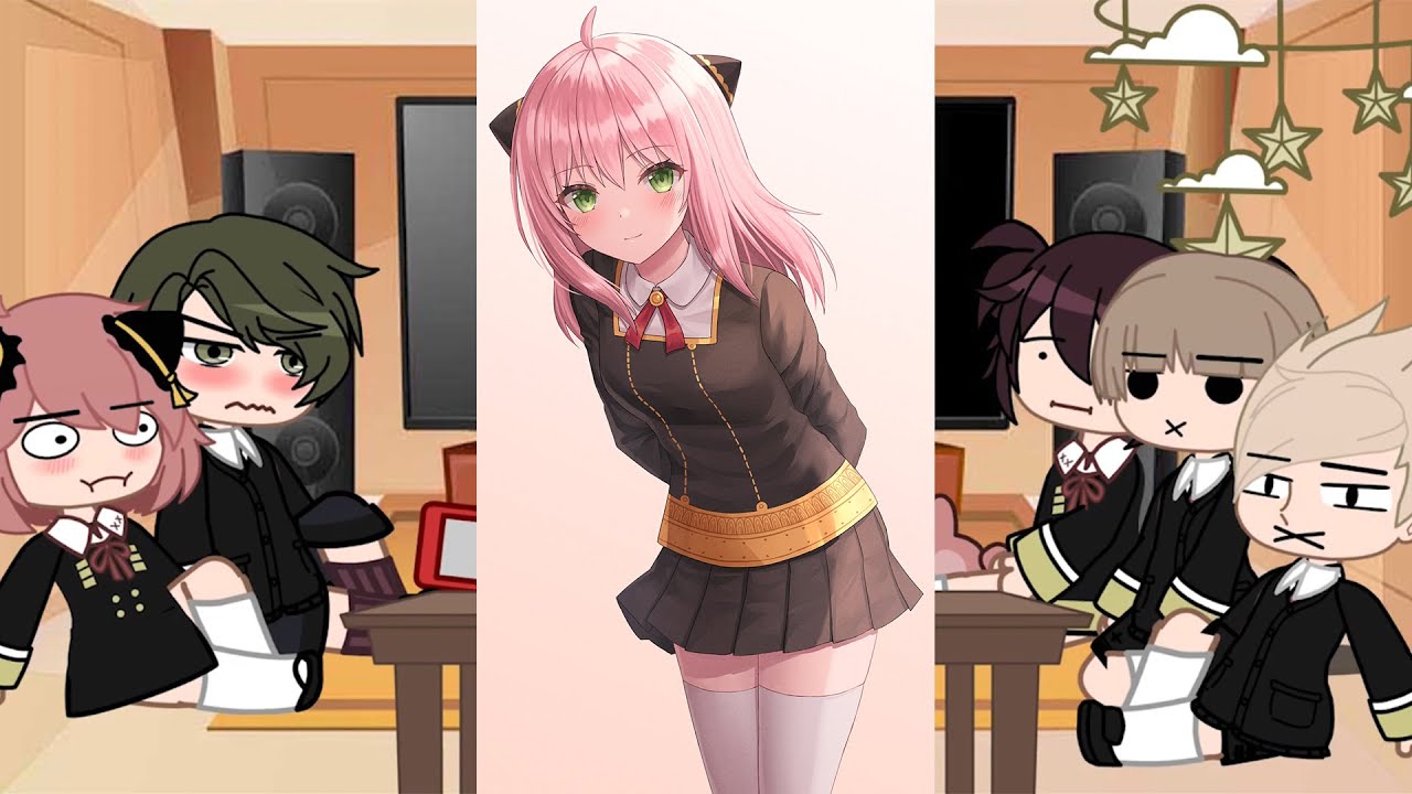 👒 Anya's Classmates react to Forger Family, Anya x Damian 👒 Gacha 👒 Spy ...