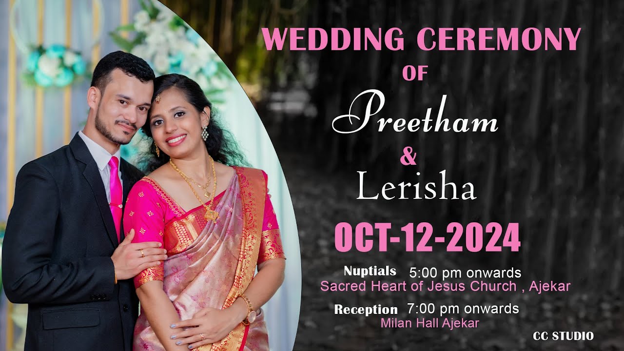 WEDDING CEREMONY OF PREETHAM & LERISHA - YouTube