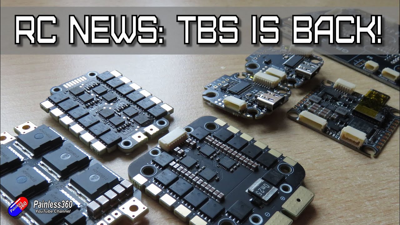 R/C News: TBS are back with lots of new Lucid flight controllers, ESCs and PDBs - YouTube