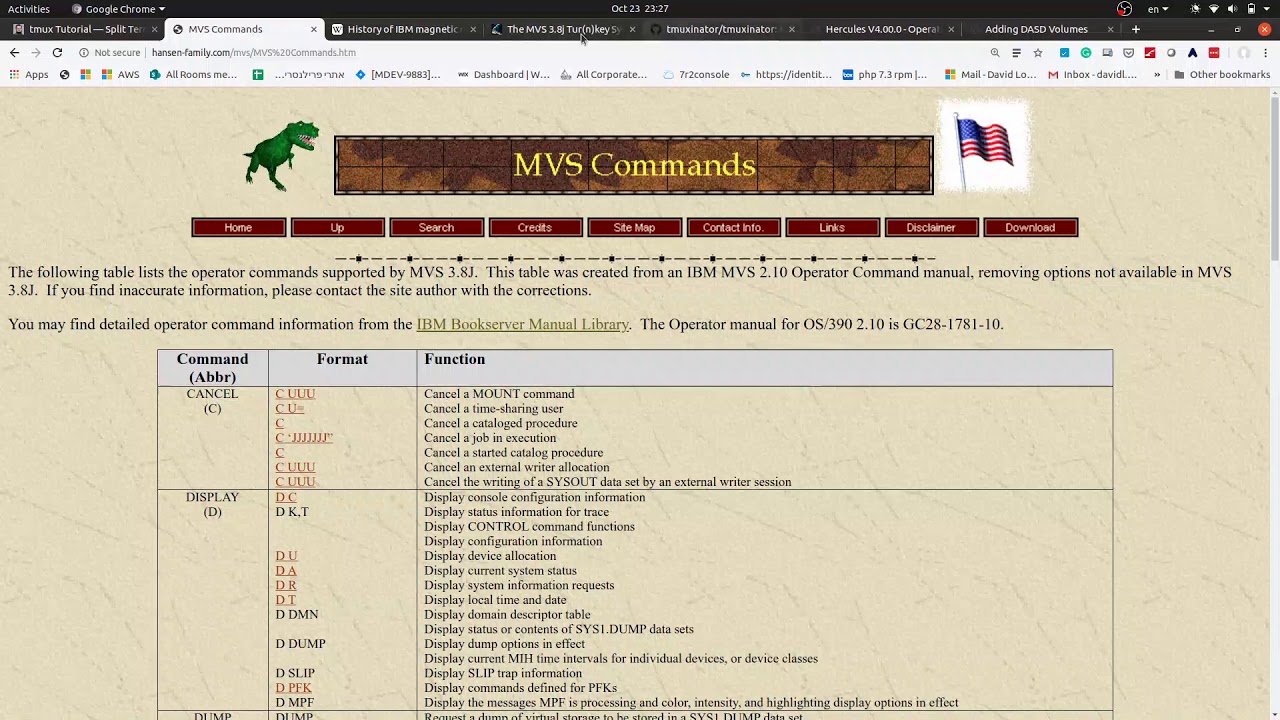 Adding a Disk DASD image to MVS 3.8j tk4 - YouTube