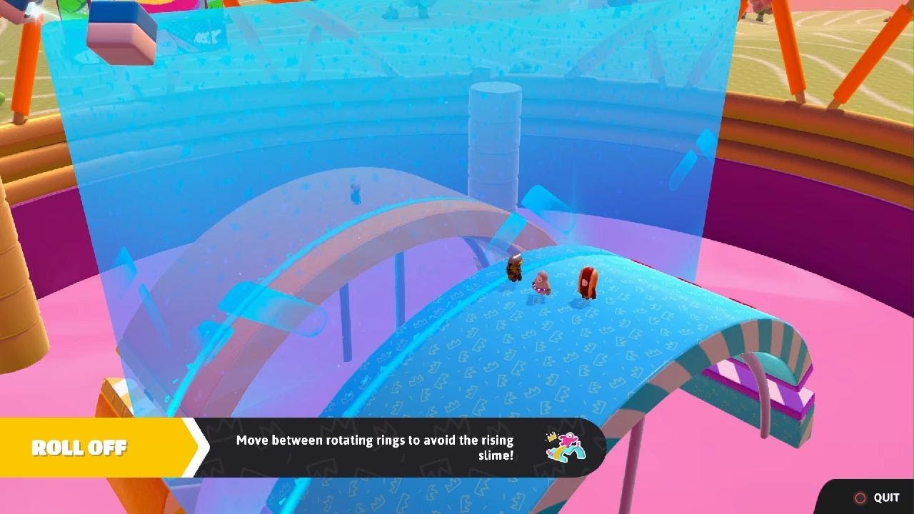 Fall Guys Roll Off Low Gravity Win - YouTube